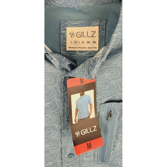 Gilli | Shirts | Nwt Gillz Shirt Vented Fishing Lightweight Stretch ...